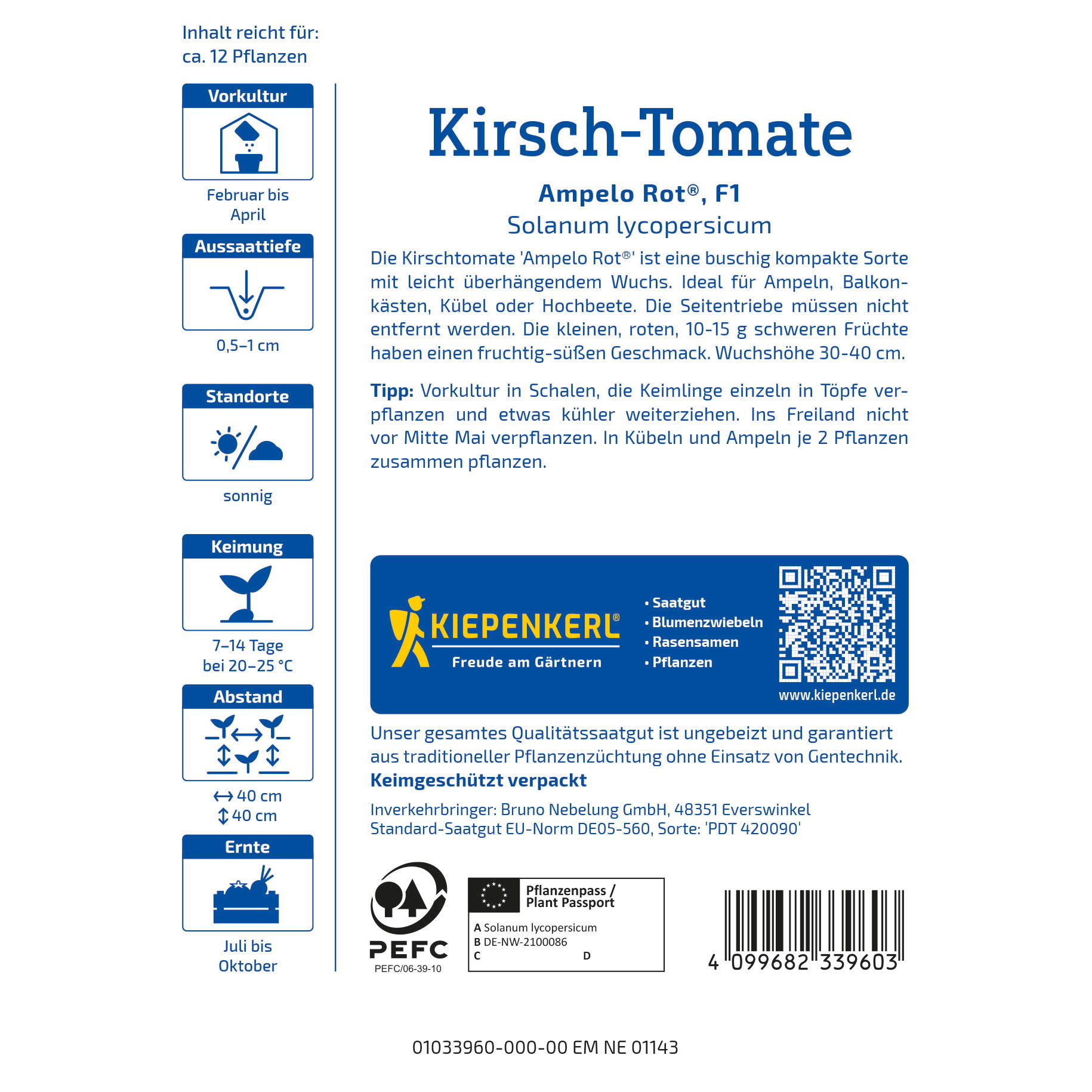 Kirschtomate 'Ampelo Rot®' Saatgut online kaufen | Pflanzen-Kölle