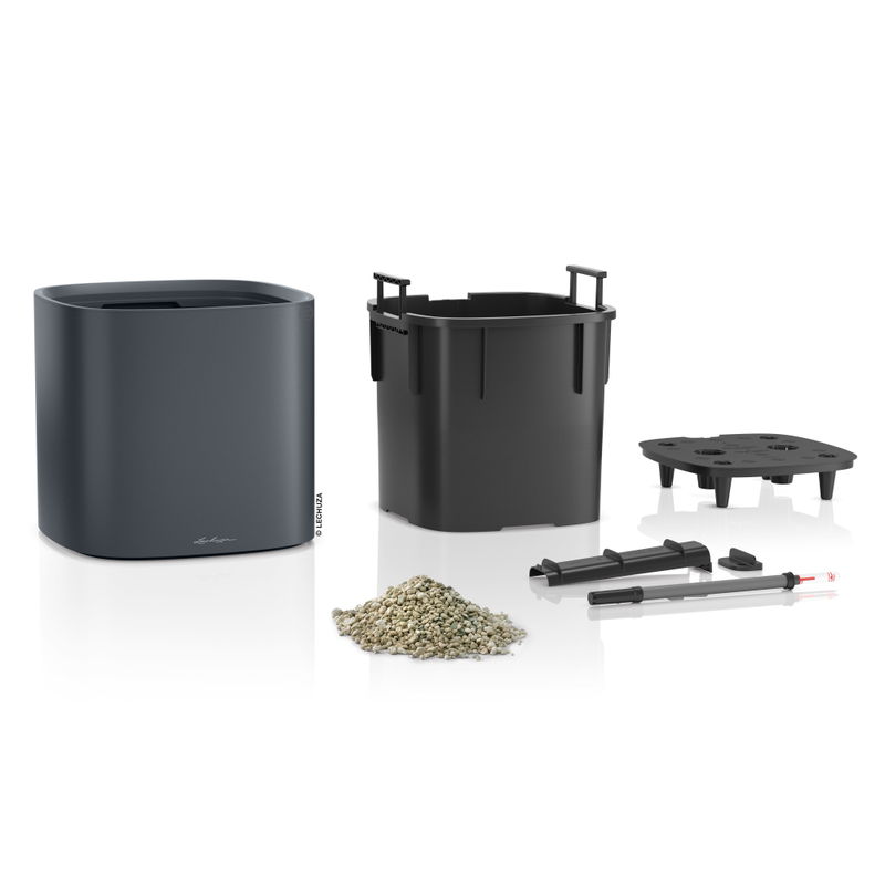 Lechuza Pila Color Planter, schiefergrau online kaufen | Pflanzen-Kölle