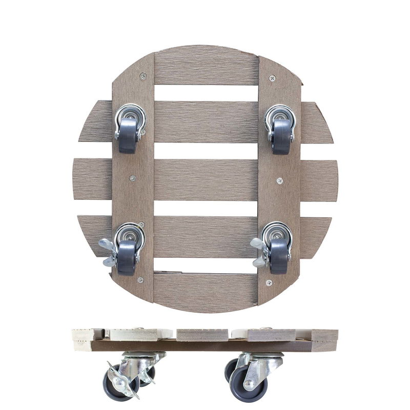 Multi Roller WPC in der Farbe Taupe online kaufen | Pflanzen-Kölle